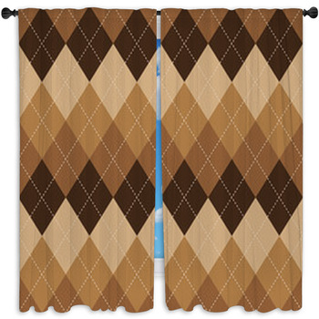 Argyle Drapes & Window Treatments | Black Out | Custom Sizes