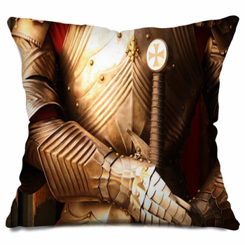 Knight Throw Pillows, Shams & Pillow Cases