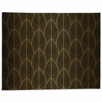 Black and gold Area Rugs & Floor Mats