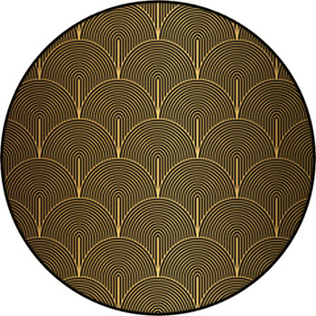 Black and gold Area Rugs & Floor Mats