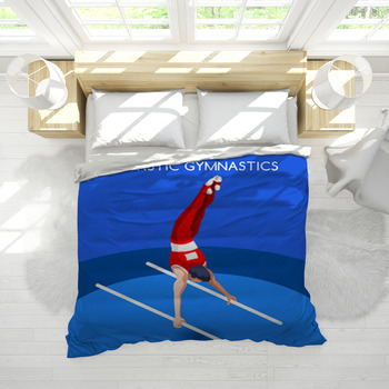 Gymnastics Comforters, Duvets, Sheets & Sets | Personalized