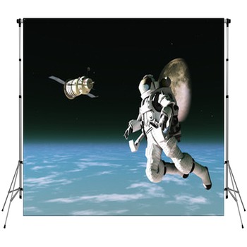 Astronaut Photographer Backdrops | Available in nearly ANY Custom Sizes