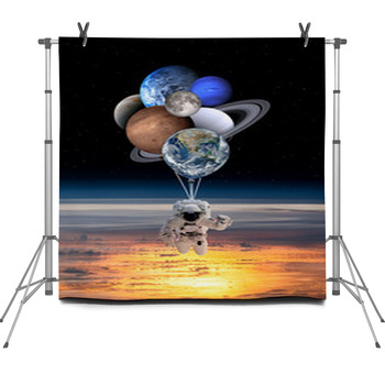 Astronaut Photographer Backdrops | Available in nearly ANY Custom Sizes