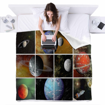 Solar system Comforters, Duvets, Sheets & Sets | Personalized