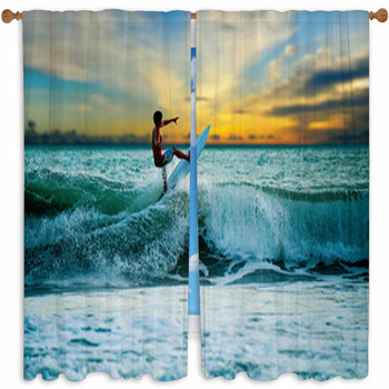 Surfer Curtains & Drapes | Block Out | Custom Sizes