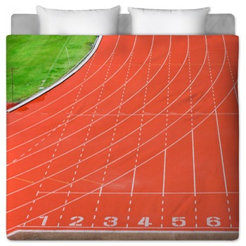Track Comforters, Duvets, Sheets & Sets | Custom