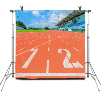 Track Photo Backdrops | Available in Ultra Large Custom Sizes
