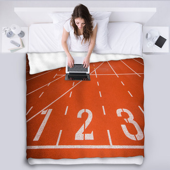 Track Comforters, Duvets, Sheets & Sets | Custom