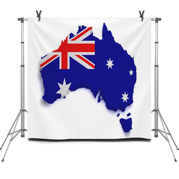 Australian flag Custom Backdrops | Available in nearly ANY Custom Sizes