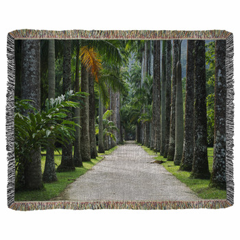 Palm tree Fleece Blanket Throws | Free Personalization