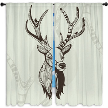 Deer Drapes & Window Treatments | Block Out | Custom Sizes
