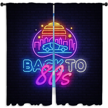 1980s Window Curtains & Drapes | Black Out | Custom Sizes