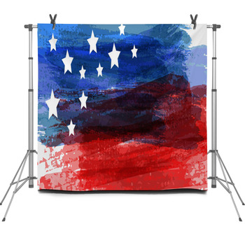 American flag Photo Backdrops | Available in nearly ANY Custom Sizes