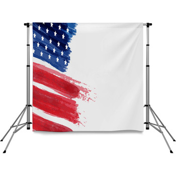 American flag Photo Backdrops | Available in nearly ANY Custom Sizes