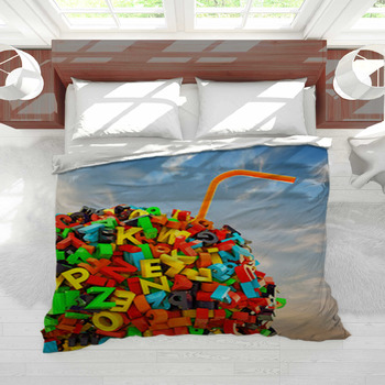 Alphabet Comforters, Duvets, Sheets & Sets | Personalized