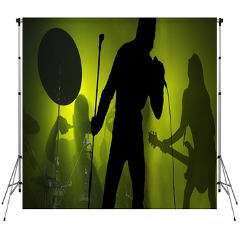 Rock n roll Photographer Backdrops | Available in Very Large Custom Sizes