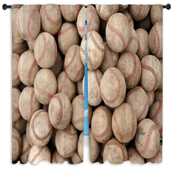 Baseball Drapes & Window Treatments | Black Out | Custom Sizes