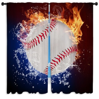 Baseball Drapes & Window Treatments | Black Out | Custom Sizes