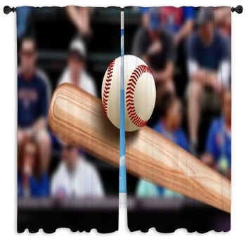 Baseball Drapes & Window Treatments | Black Out | Custom Sizes