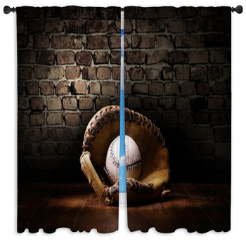 Baseball Drapes & Window Treatments | Black Out | Custom Sizes