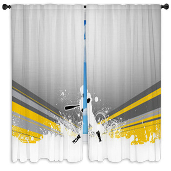 Baseball Drapes & Window Treatments | Black Out | Custom Sizes