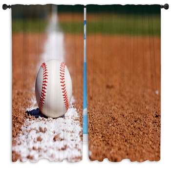 Baseball Drapes & Window Treatments | Black Out | Custom Sizes