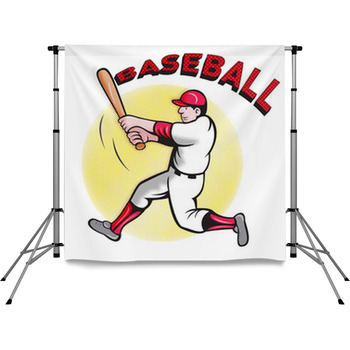 Baseball Photo Backdrops | Available in Ultra Large Custom Sizes