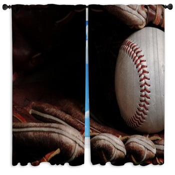 Baseball Drapes & Window Treatments | Black Out | Custom Sizes