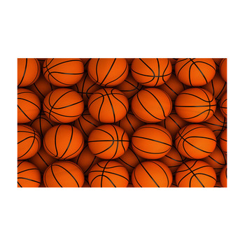 Basketball Fabric by the Yard | Available in Very Large Custom Sizes