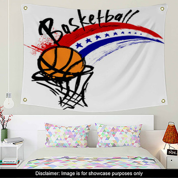 Basketball Wall Decor in Canvas, Murals, Tapestries, Posters & More