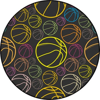 Basketball Area Rugs & Custom Size Floor Mats