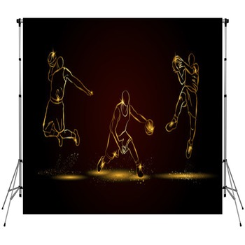Basketball Photo Backdrops | Available in Ultra Large Custom Sizes