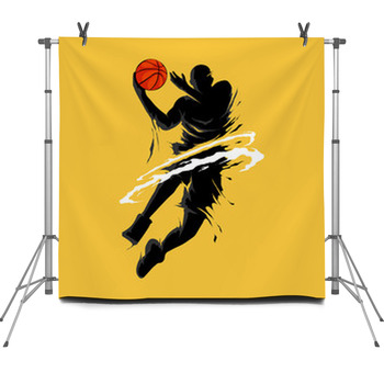 Basketball Photo Backdrops | Available in Ultra Large Custom Sizes