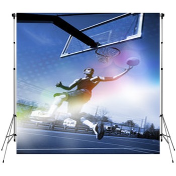 Basketball Photo Backdrops | Available in Ultra Large Custom Sizes