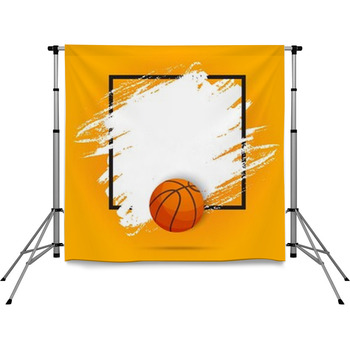 Basketball Photo Backdrops | Available in Ultra Large Custom Sizes