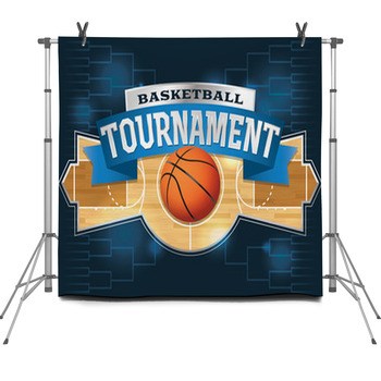 Basketball Photo Backdrops | Available in Ultra Large Custom Sizes