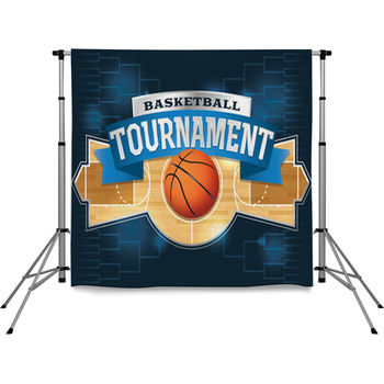Basketball Photo Backdrops | Available in Ultra Large Custom Sizes