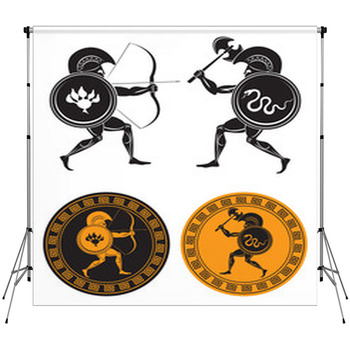 Gladiator Photographer Backdrops | Available in Ultra Large Custom Sizes