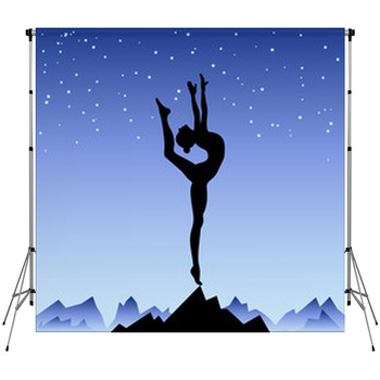 Gymnastics Photographer Backdrops | Available in nearly ANY Custom Sizes