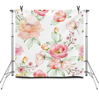 Pink and green Custom Backdrops | Available in Ultra Large Custom Sizes