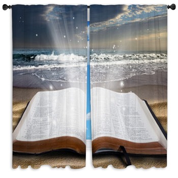 Christian Window Curtains | Custom Size Drapes