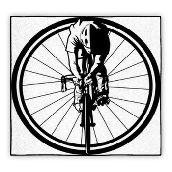 Bicycle Area Rugs & Custom Size Floor Mats