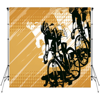 Bicycle Photographer Backdrops | Available in nearly ANY Custom Sizes