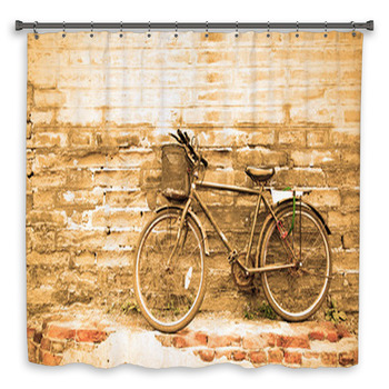 Bicycle Shower Curtains, Bath Mats, & Towels Personalize