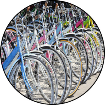 Bicycle Area Rugs & Custom Size Floor Mats