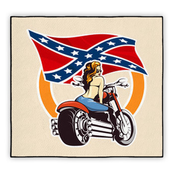 Rebel flag Area Rugs & Custom Size Floor Mats