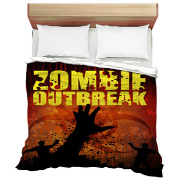 Zombie Comforters, Duvets, Sheets & Sets | Personalized