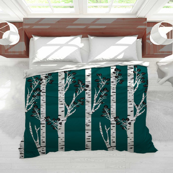 Birch tree Comforters, Duvets, Sheets & Sets | Custom