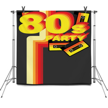1980s Custom Backdrops | Available in Very Large Custom Sizes