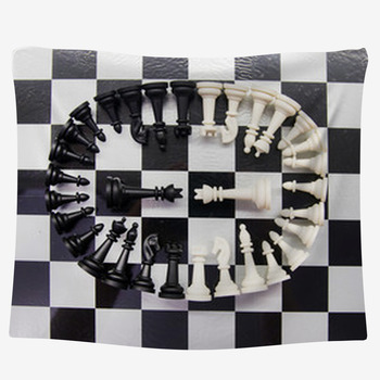 Chess Fabric by the Yard | Available in nearly ANY Custom Sizes
